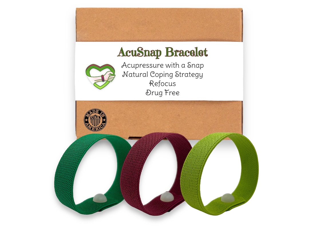 Rubber Band Snap Technique Coping Bracelet-acupressure With a Snap ...