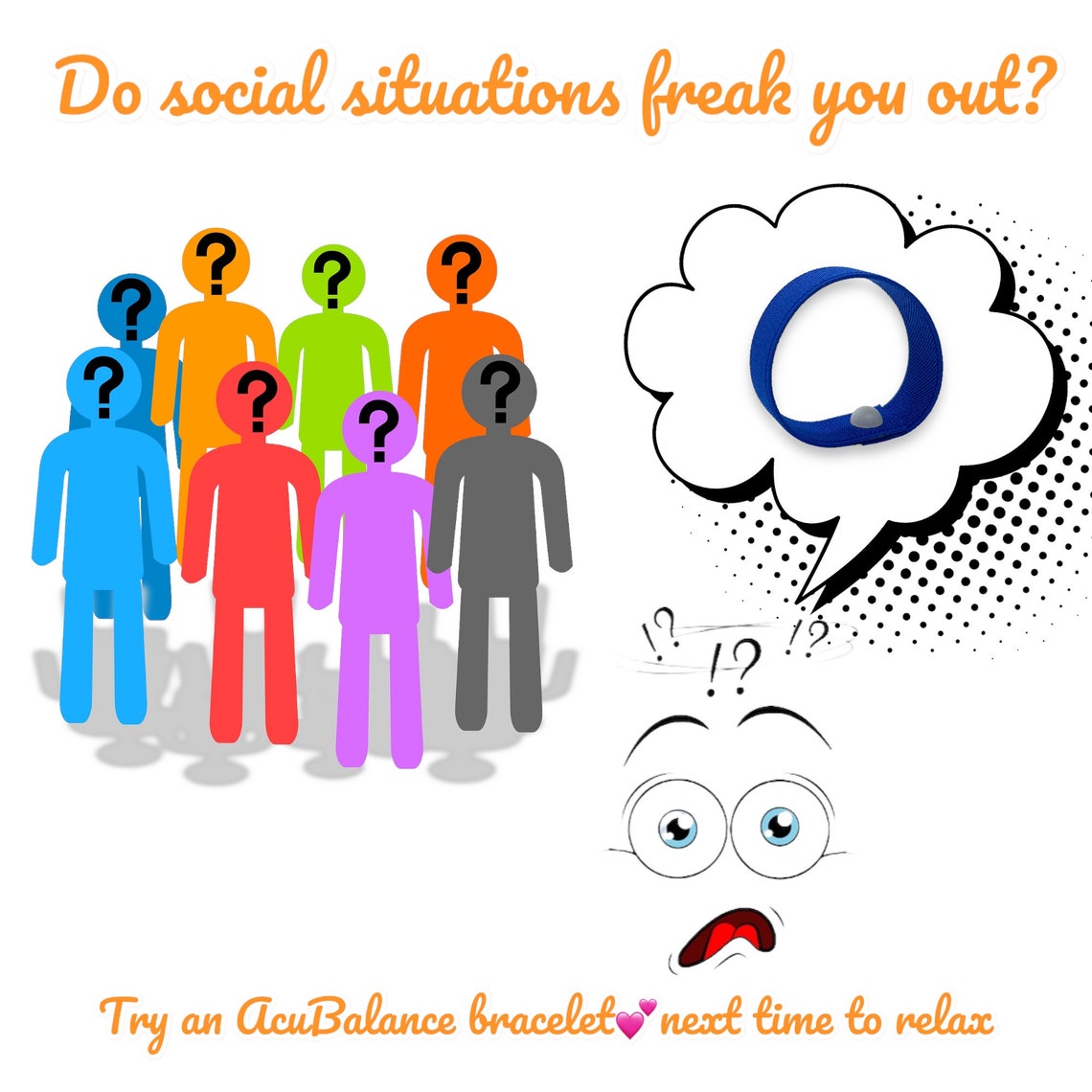 Rubber Band Snap Technique Coping Bracelet | Acupressure Band for ...