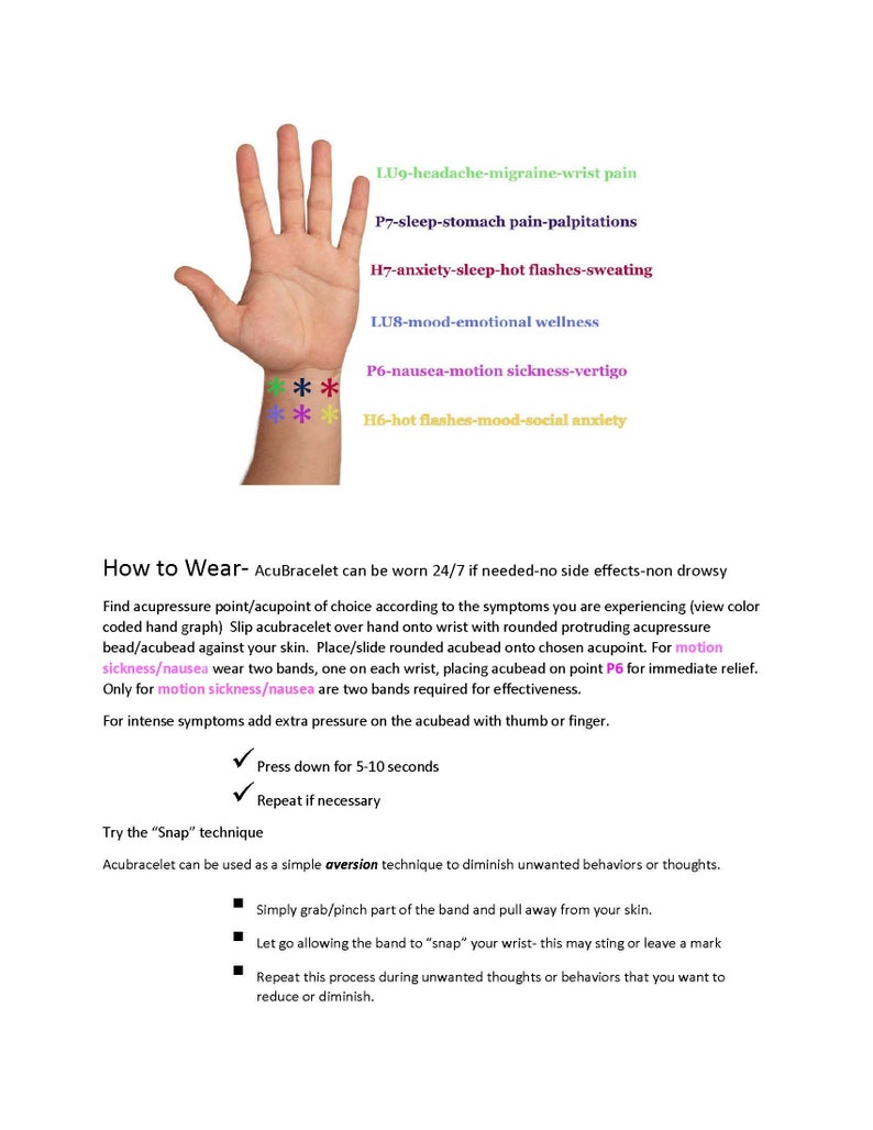 Ginger Snap Button Charm Diffuser Bracelet-calming Acupressure Band ...