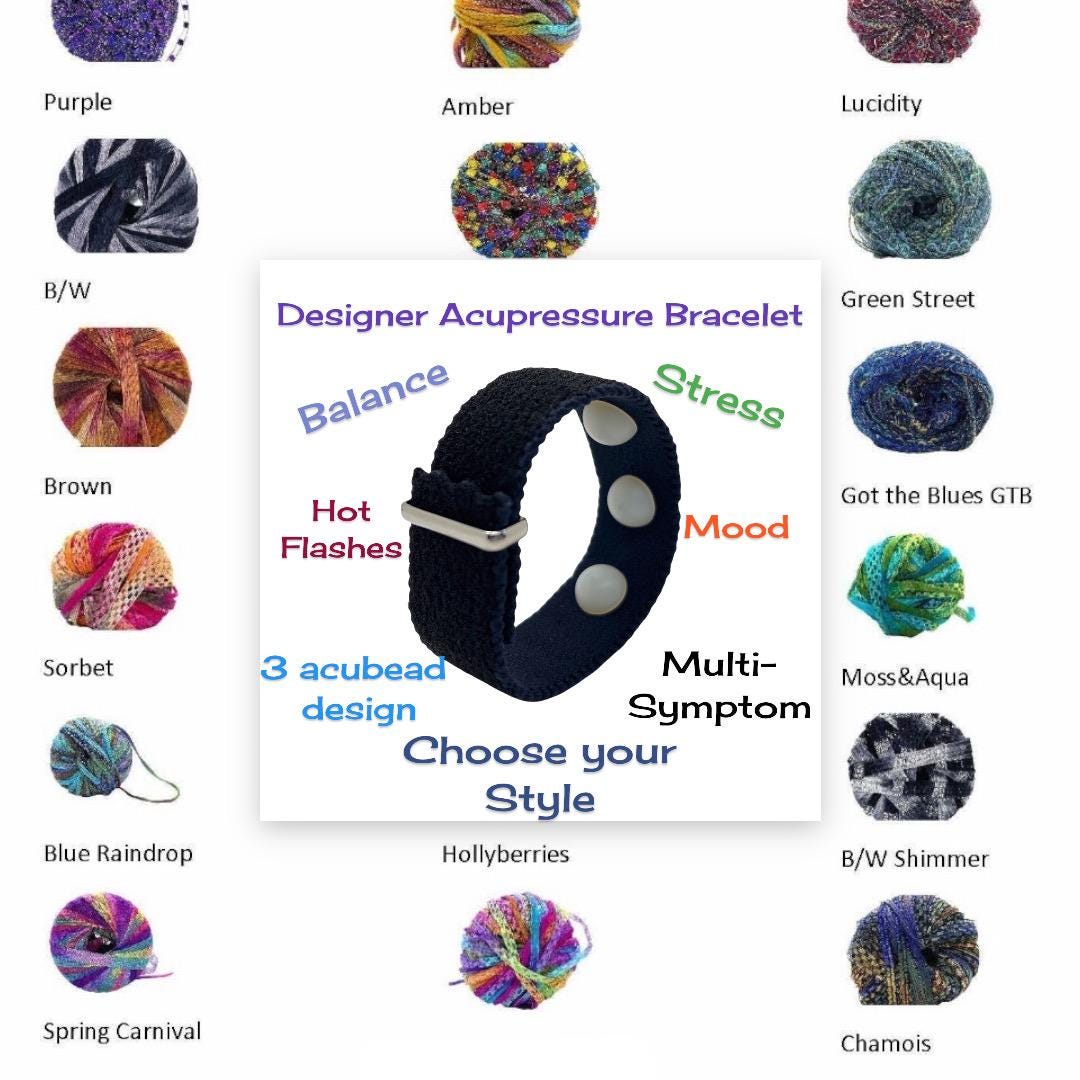 Adjustable Acupressure Band – Stress Relief Wristband for Relaxation ...