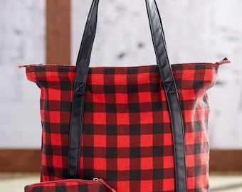 Plaid handbags | Etsy