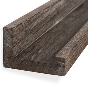 Rustic State Ted Wall Mount Extra Long Narrow Picture Ledge - Etsy