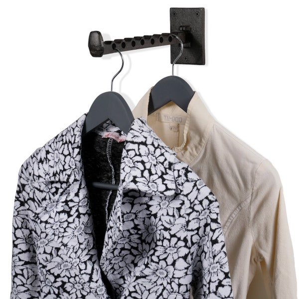 Cast Iron Wall Mount Clothes Hanger Rack - Etsy
