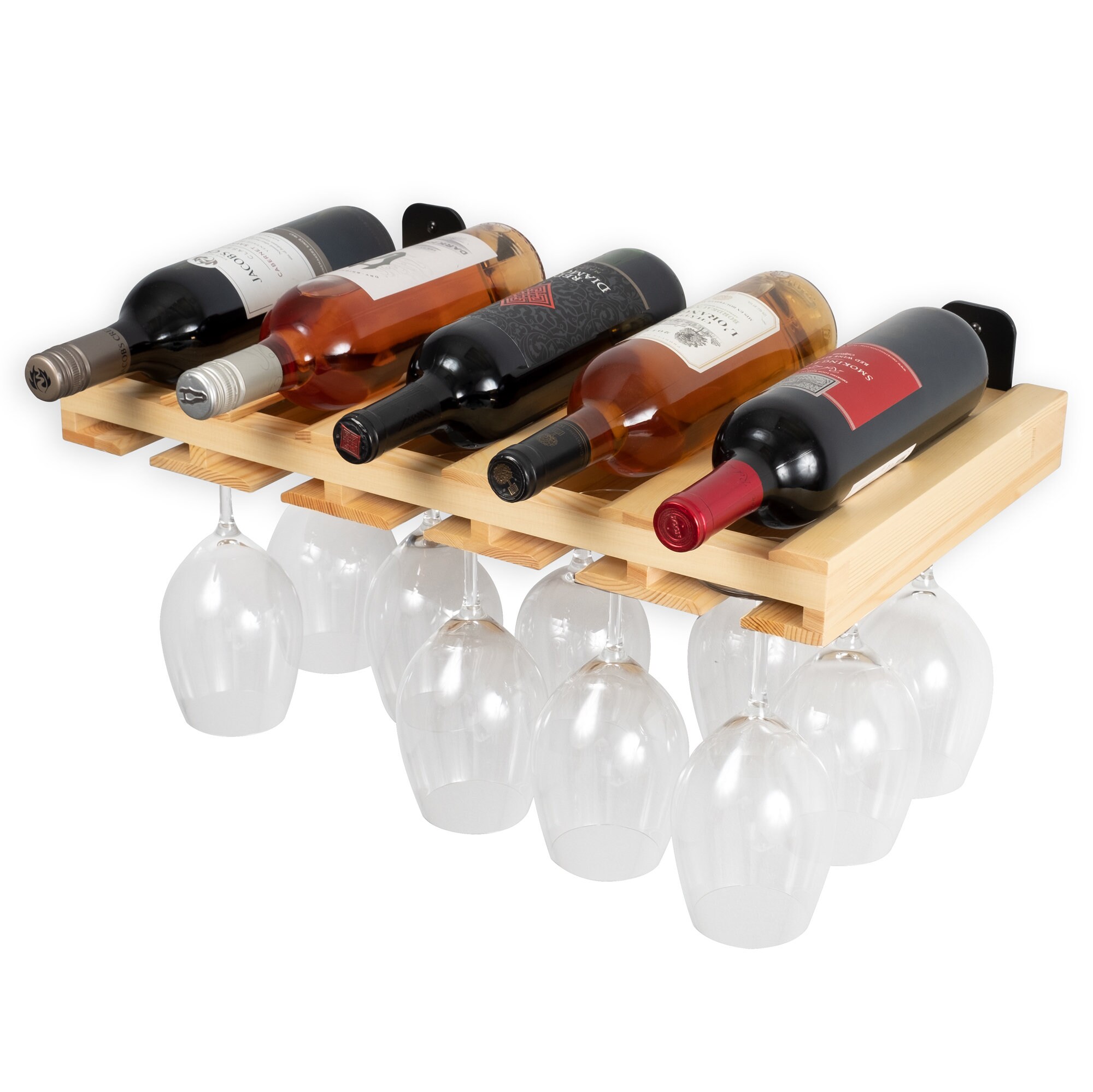 Rustic State Palomino Wall Mounted Wine Rack or Liquor Bottle - Etsy