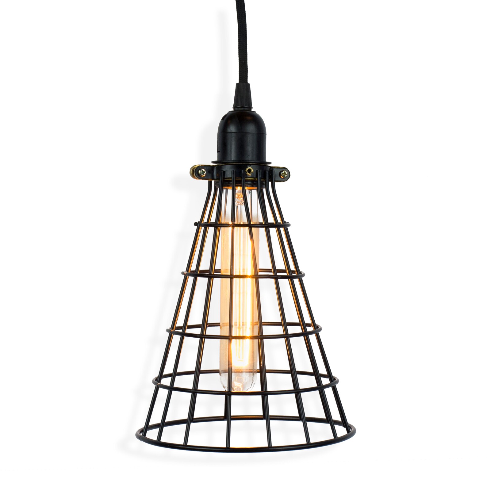 Rustic State Cone Vintage Design Metal Light Cage Guard - Etsy