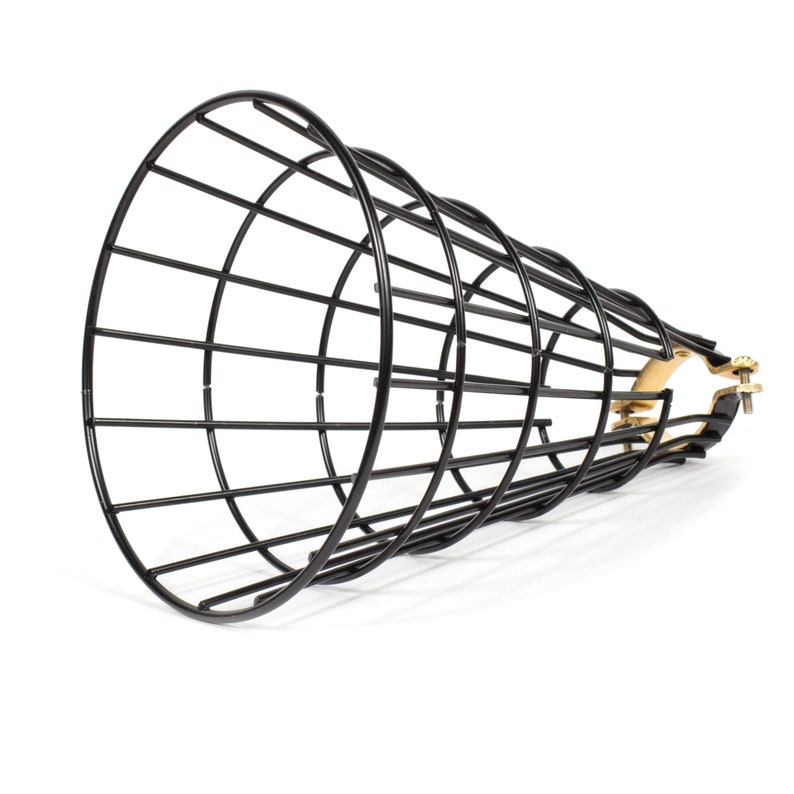 Rustic State Cone Vintage Design Metal Light Cage Guard | Etsy