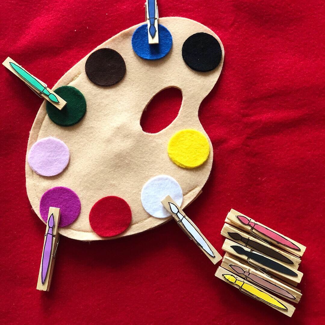 Color Matching Activity- Motor Skills for Babies/toddlers - Etsy