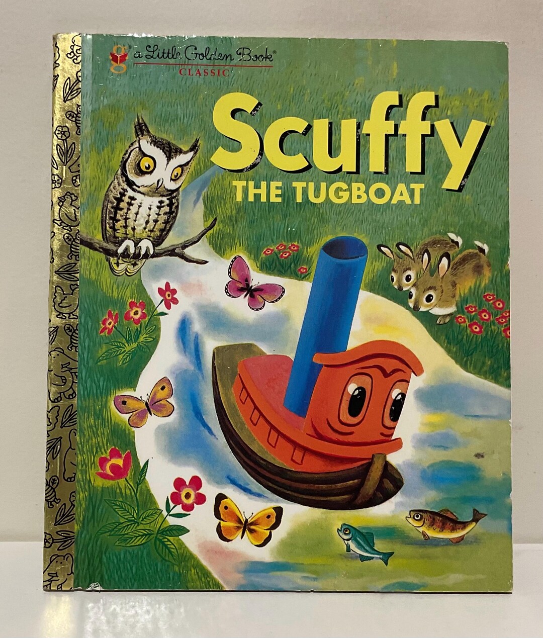 Scuffy the Tugboat - 1983 - Vintage Little Golden Book - VGC - Etsy