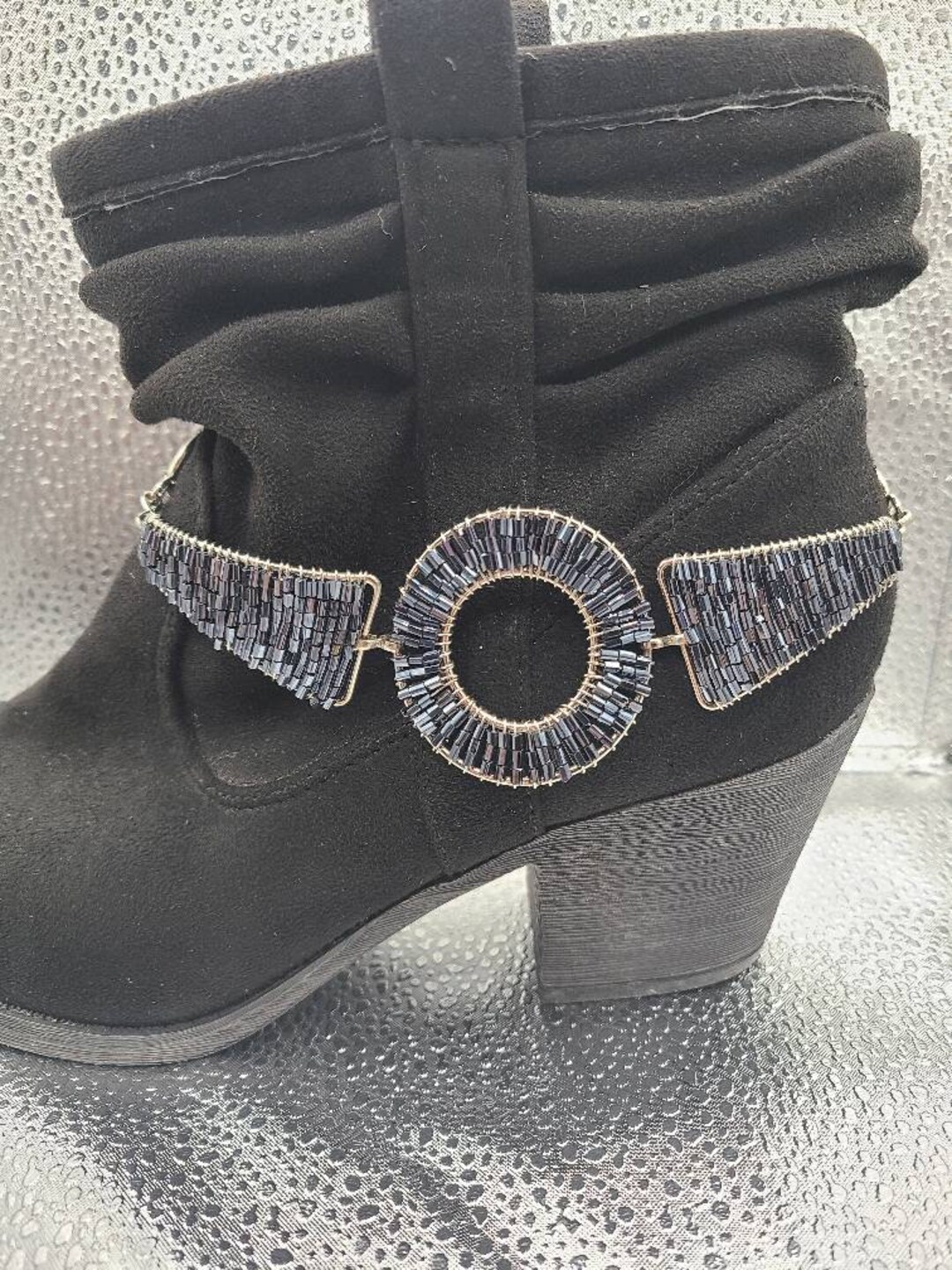 SPECIAL BOGO Deep Blue Beaded Boot Bracelet - Etsy