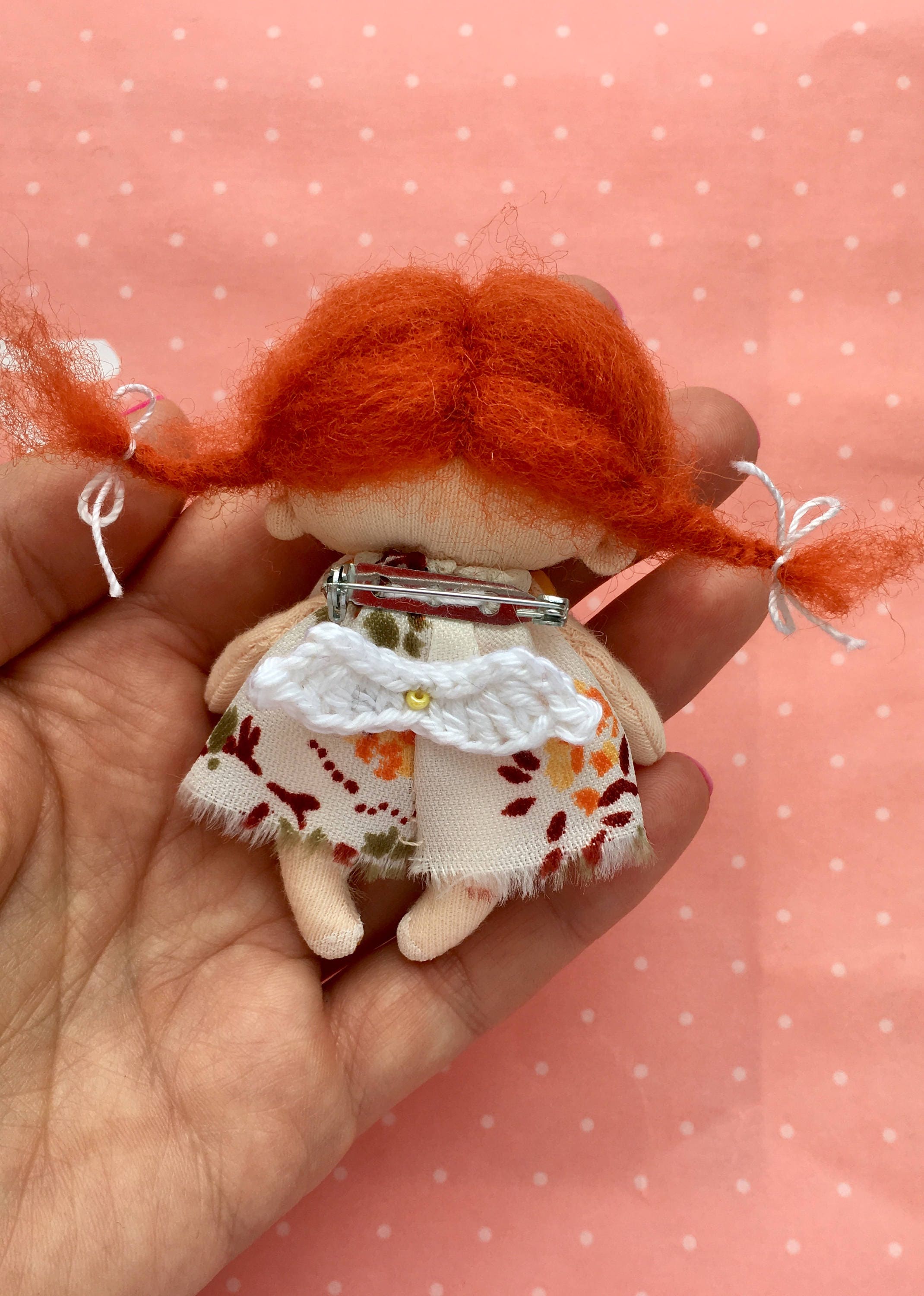 Tiny little angel textile angel rag baby dolllittle girl | Etsy