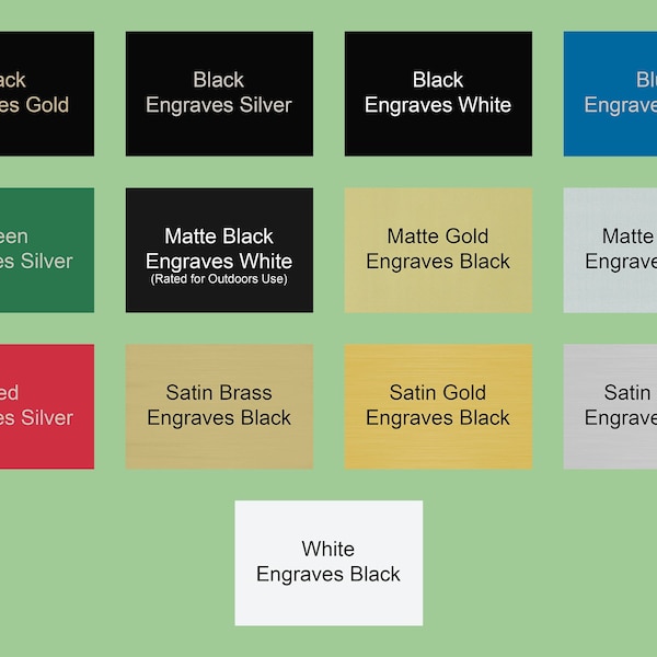 Engraved Metal Sign - Etsy