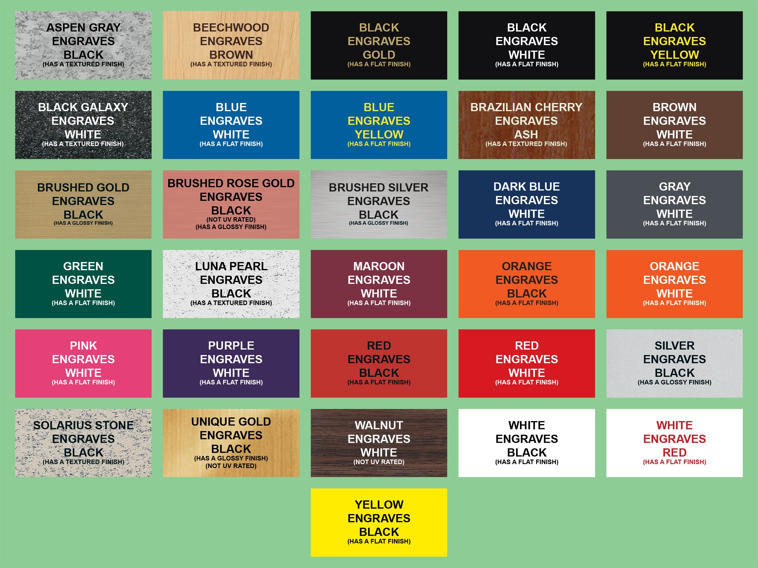 Personalized Custom Laser Engraved Plastic Signs Trophies - Etsy