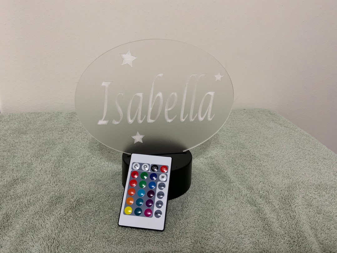 Customizable Multi Color Night Light - Etsy