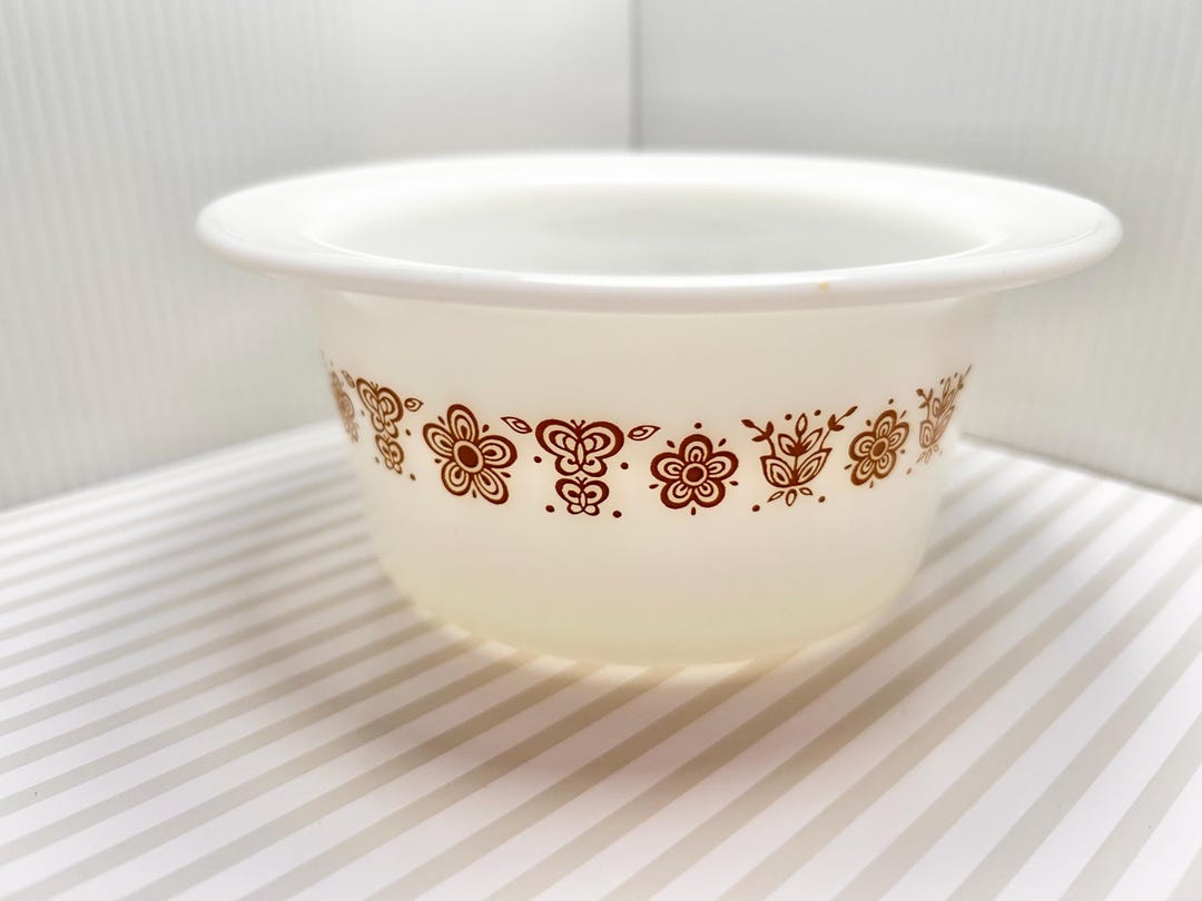 Pyrex Butterfly Gold Butter Crock/pyrex Butterfly Gold Margarine Dish ...