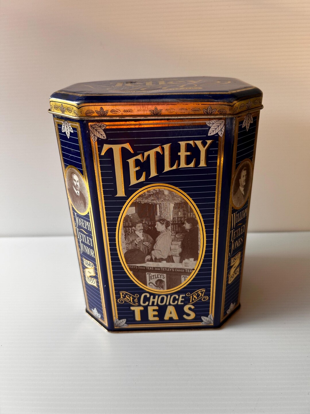 Vintage 1987 Tetley Choice Teas Tin | 150 Year Anniversary Tin | 1837 ...