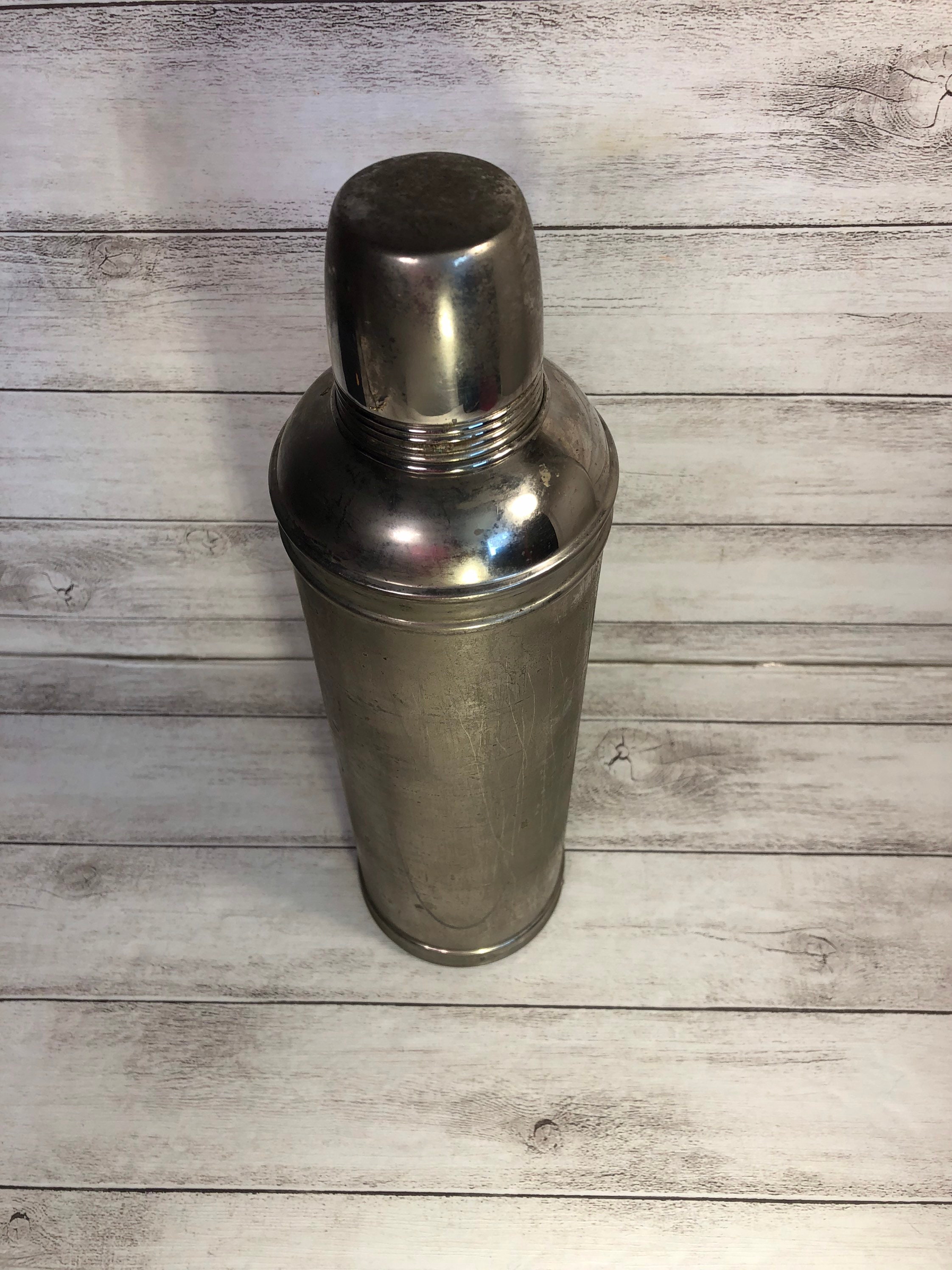 Rare Antique Thermos Bottle Co. Metal Thermos Made in New York, 1911 - Etsy