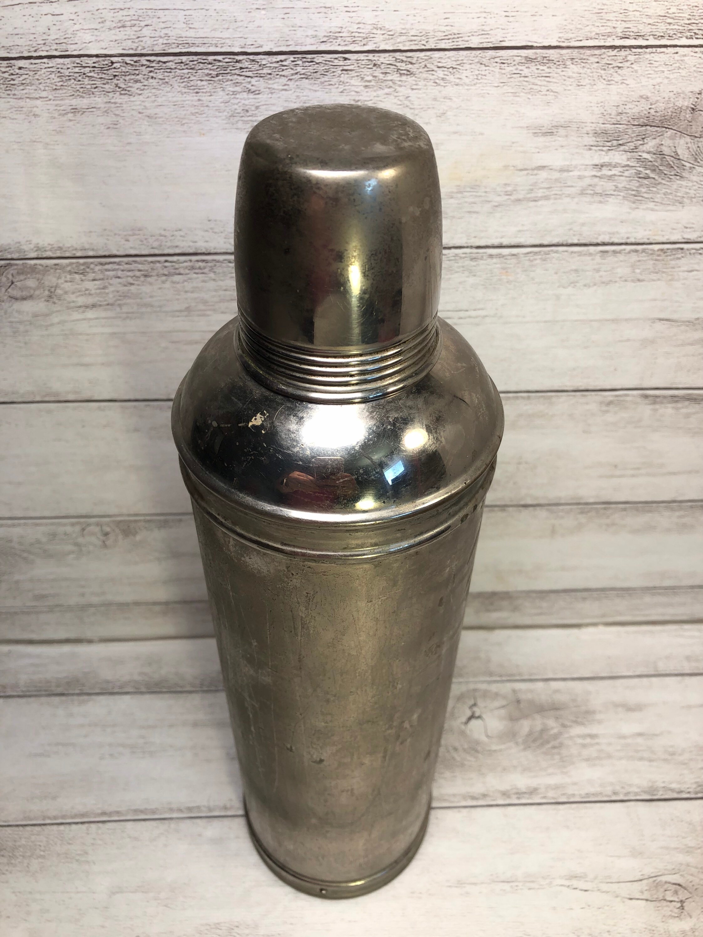 Rare Antique Thermos Bottle Co. Metal Thermos Made in New York, 1911 - Etsy