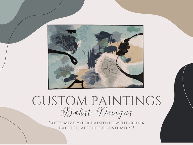 Customized Painting Fitting Your Color Scheme and Design Style - Etsy