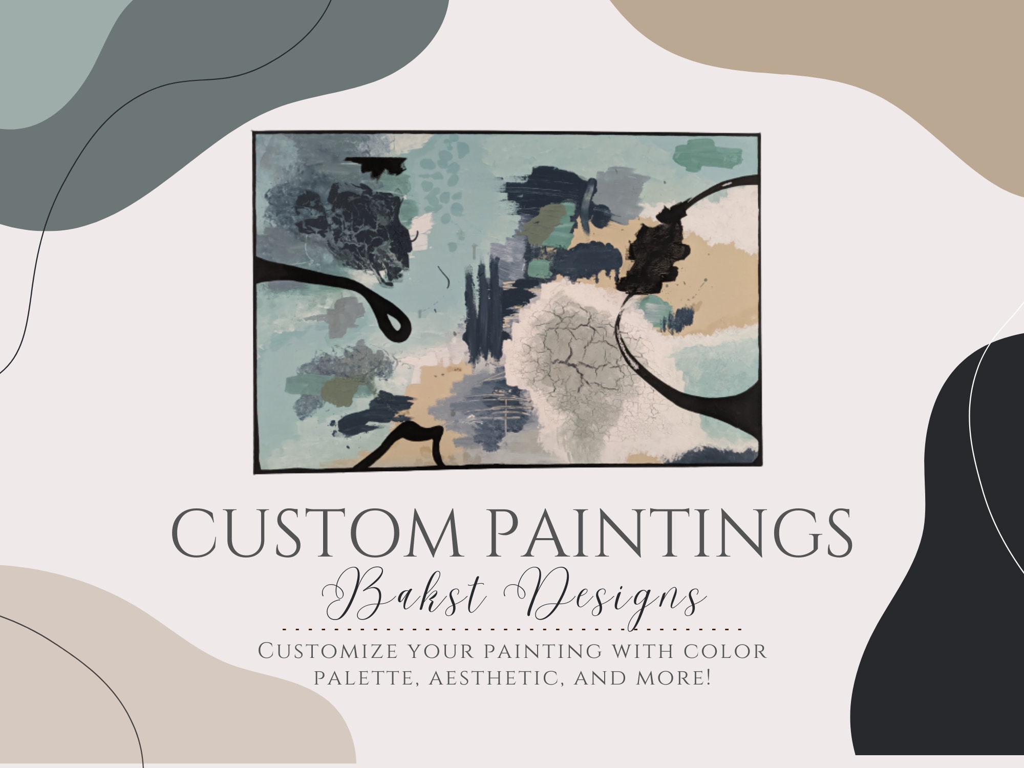 Customized Painting Fitting Your Color Scheme and Design Style - Etsy