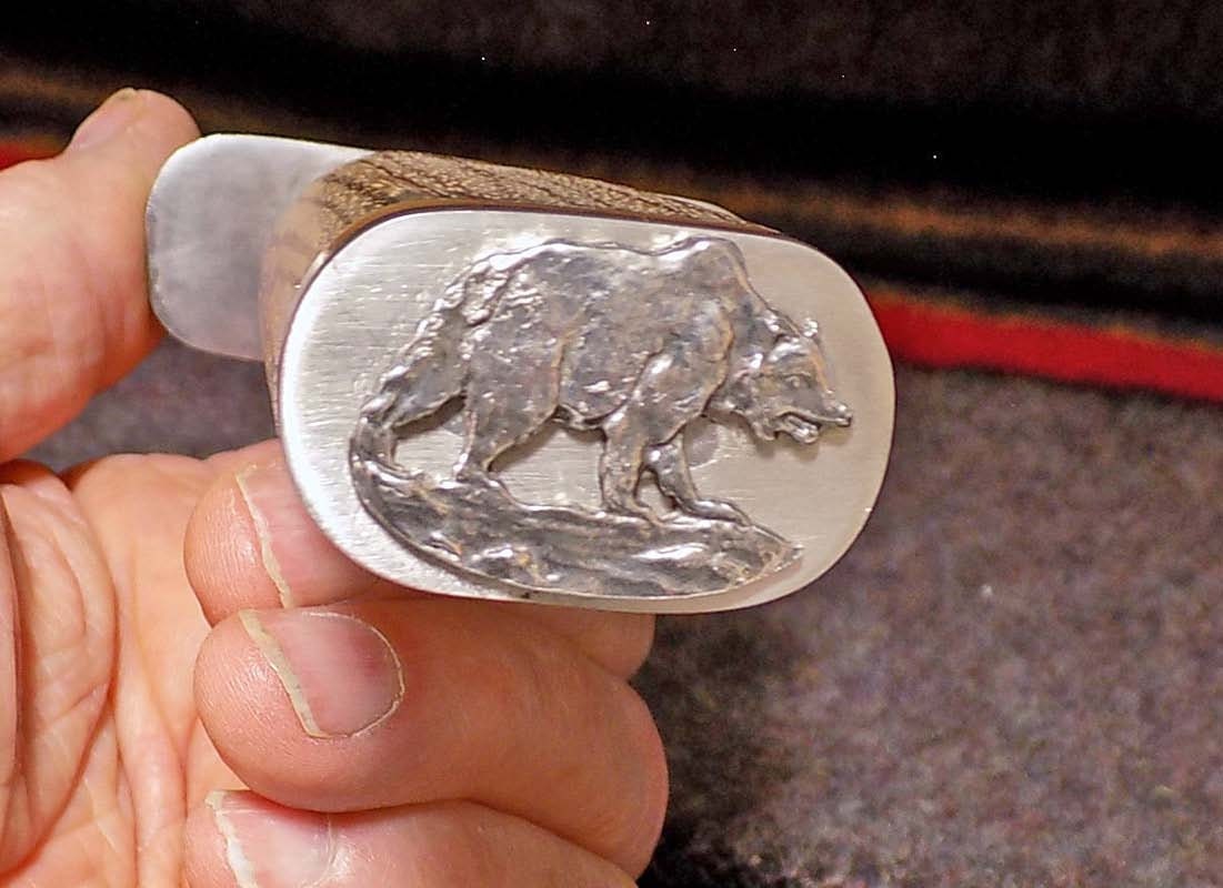 Arkansas Toothpick With Tiger Wood and Pewter Hilt - Etsy