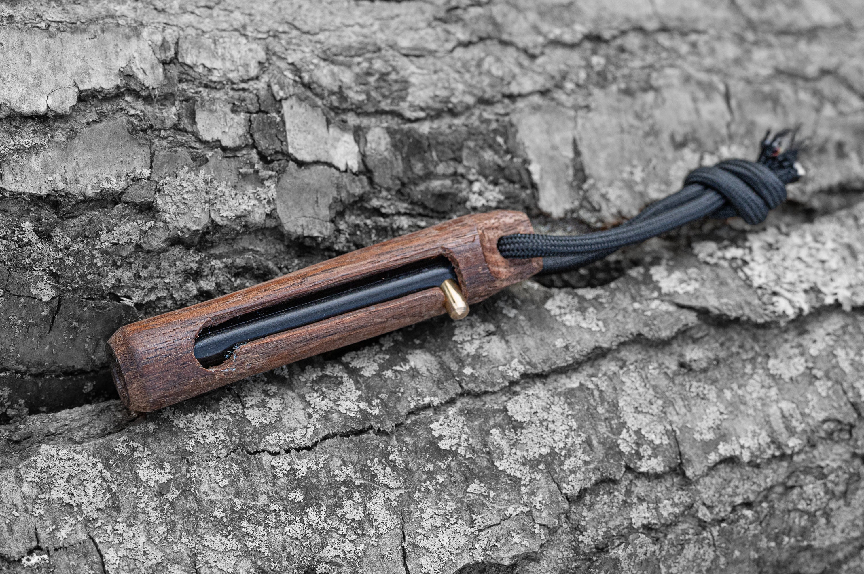 Fire Starter - Handmade Retractable With Metal Striker - Etsy