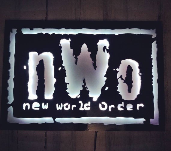 Nwo Wall Sign new World Order Wrestling | Etsy