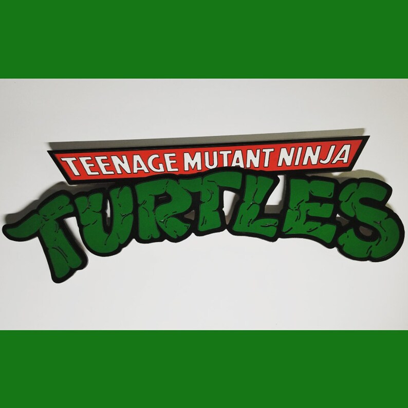 Teenage Mutant Ninja Turtles 3D wall sign | Etsy