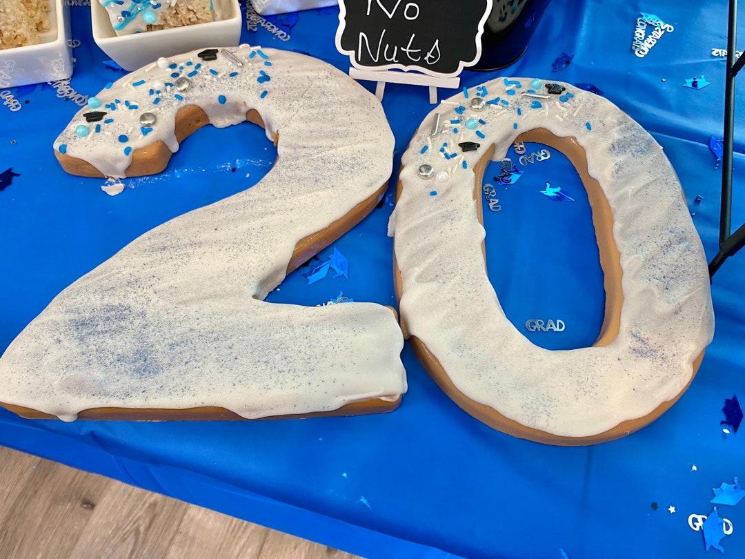 Number Shaped Sweet Cream Almond Toffee - Etsy