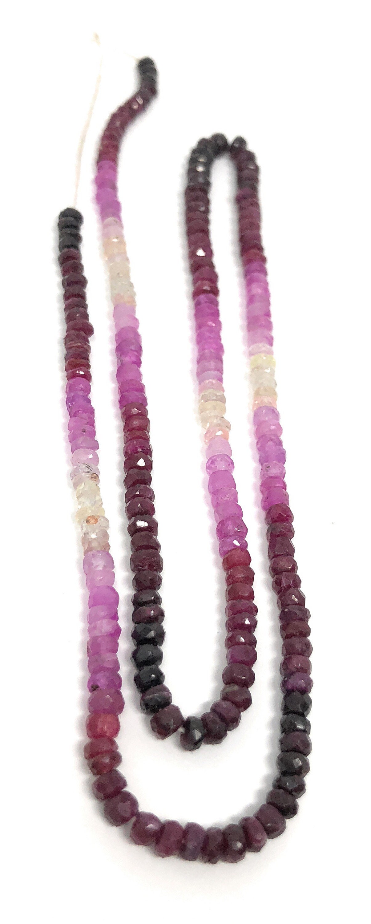 Ruby Beads Gemstone Beads Shaded Ruby Beads Wholesale | Etsy