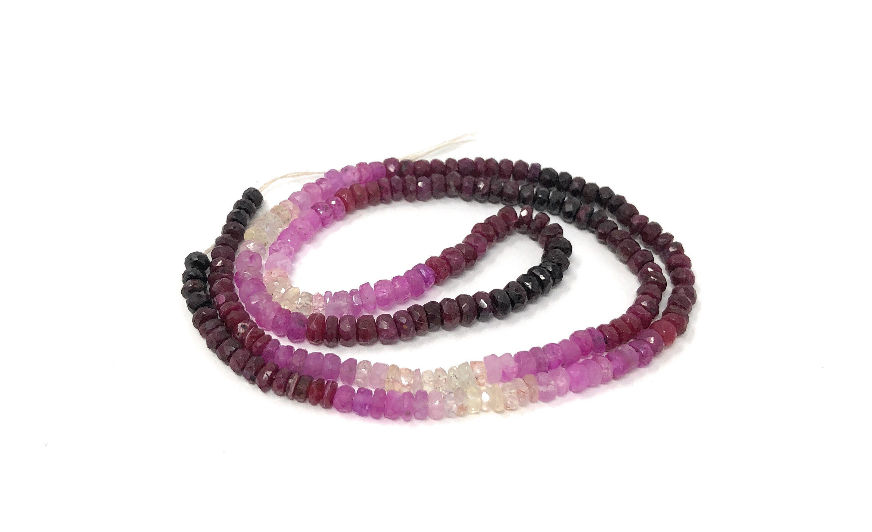 Ruby Beads Gemstone Beads Shaded Ruby Beads Wholesale - Etsy