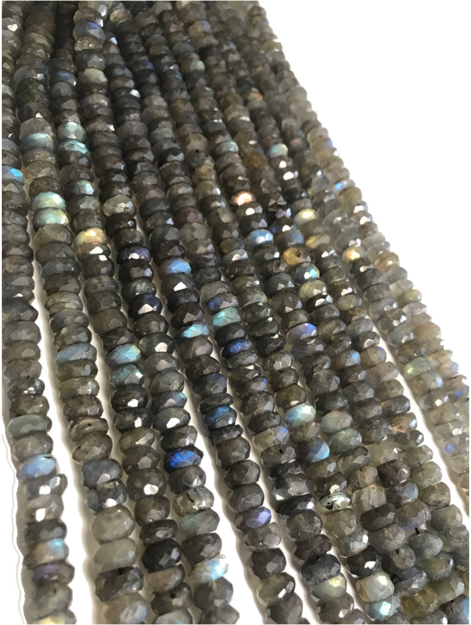 Labradorite Beads Gemstone Beads Labradorite Jewelry | Etsy