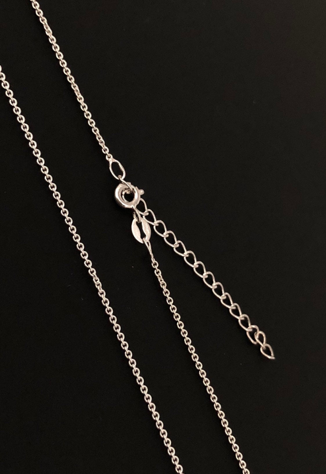 Sterling Silver Necklace Chain Silver Link Chain 1.5mm | Etsy