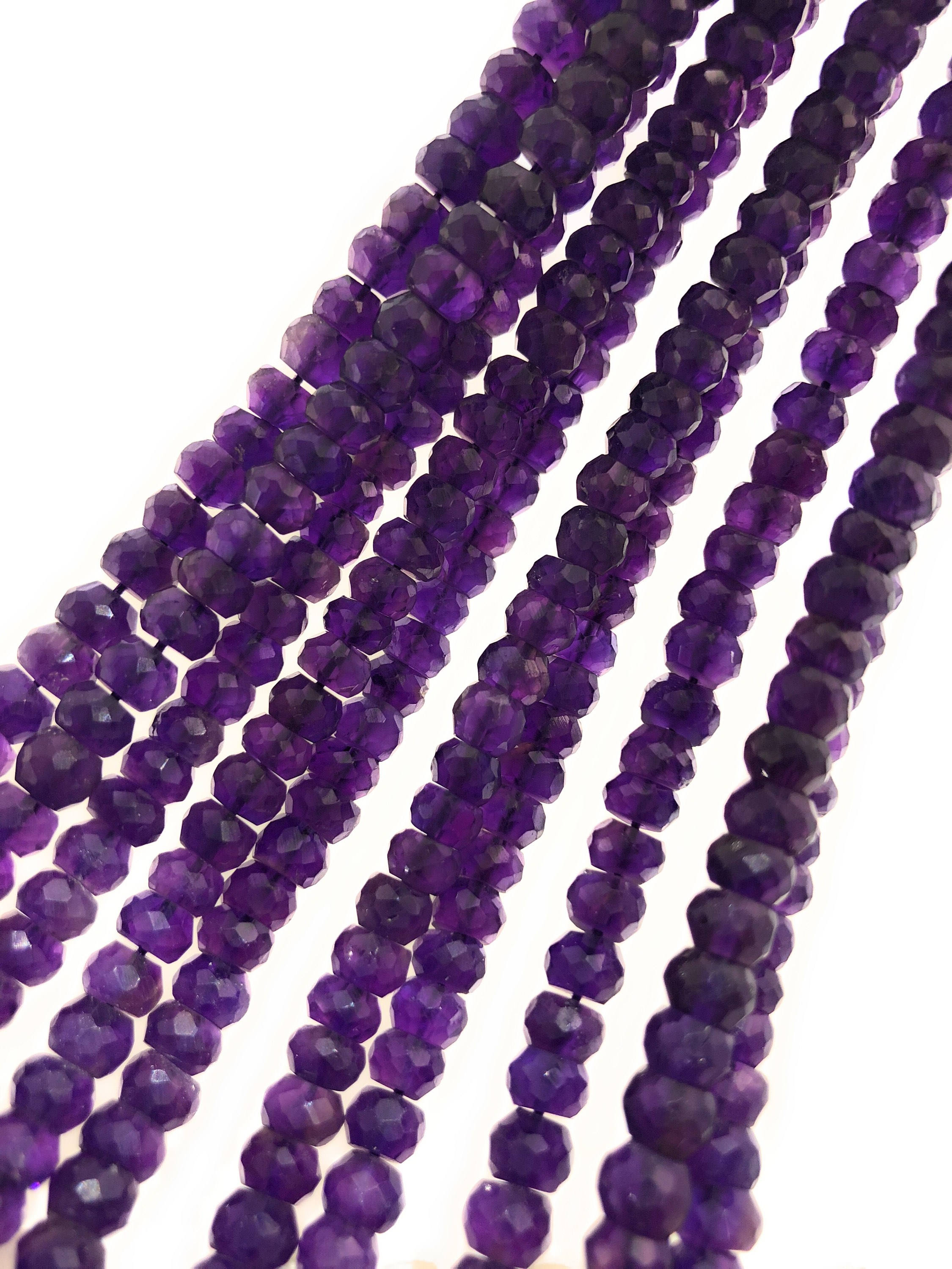 Amethyst Beads Gemstone Beads Amethyst Jewelry Supplies | Etsy