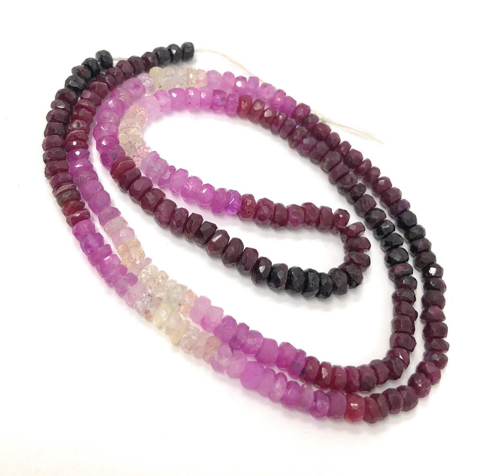 Ruby Beads, Gemstone Beads, Shaded Ruby Beads, Wholesale Beads, Jewelry ...