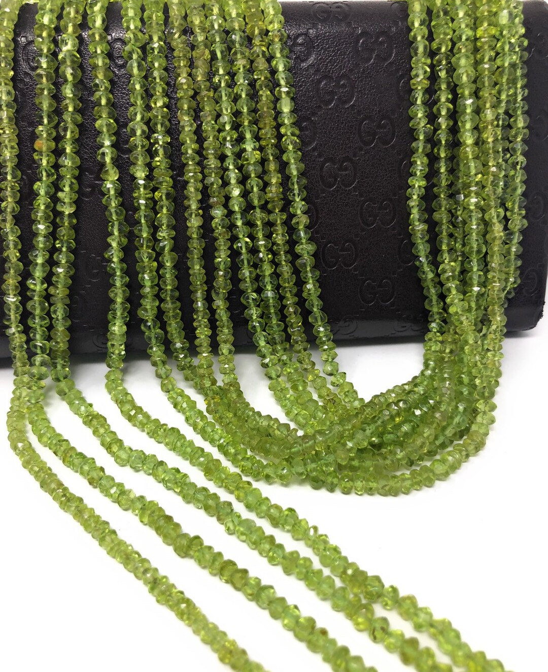 Natural Peridot Gemstone Beads, Genuine Gemstone Wholesale Beads, Bulk ...