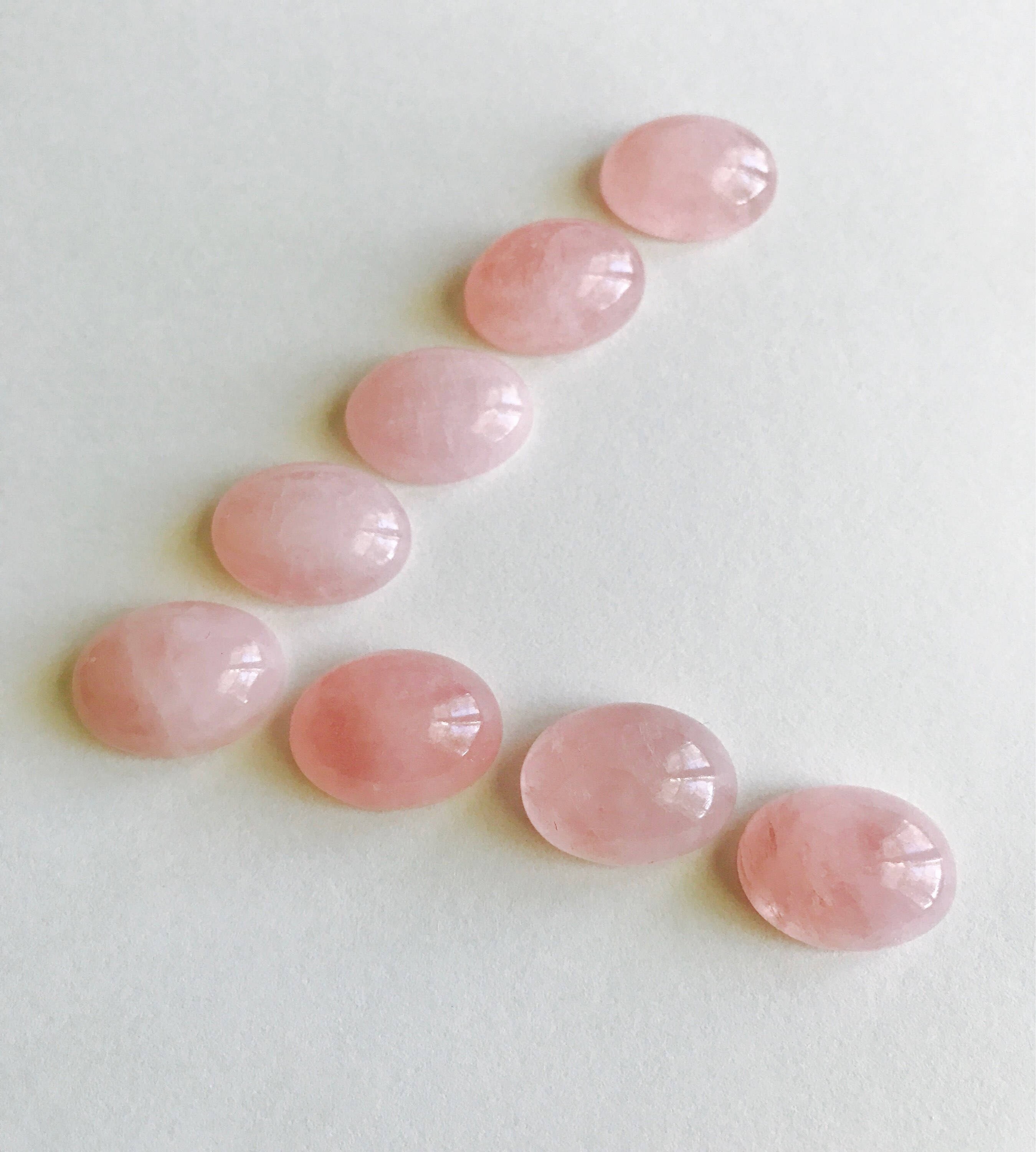 Morganite Loose Gemstone Cabochon Morganite Cabochon Oval | Etsy
