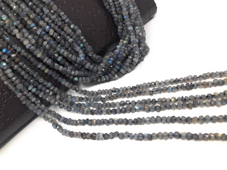 Labradorite Gemstone Beads Blue Flash Labradorite Beads Bulk - Etsy