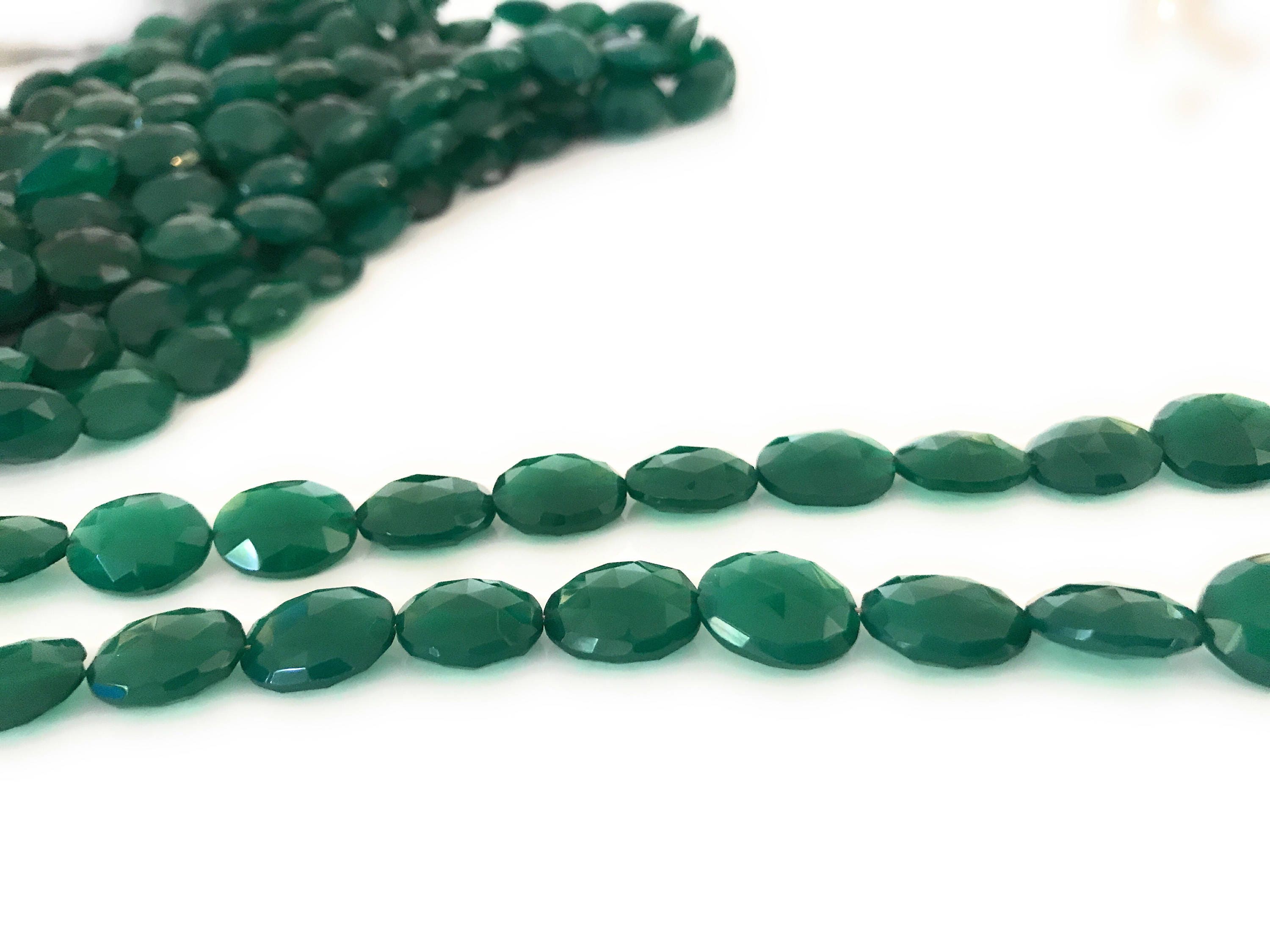 Gemstone Beads Green Onyx Beads Nugget Beads Jewelry | Etsy