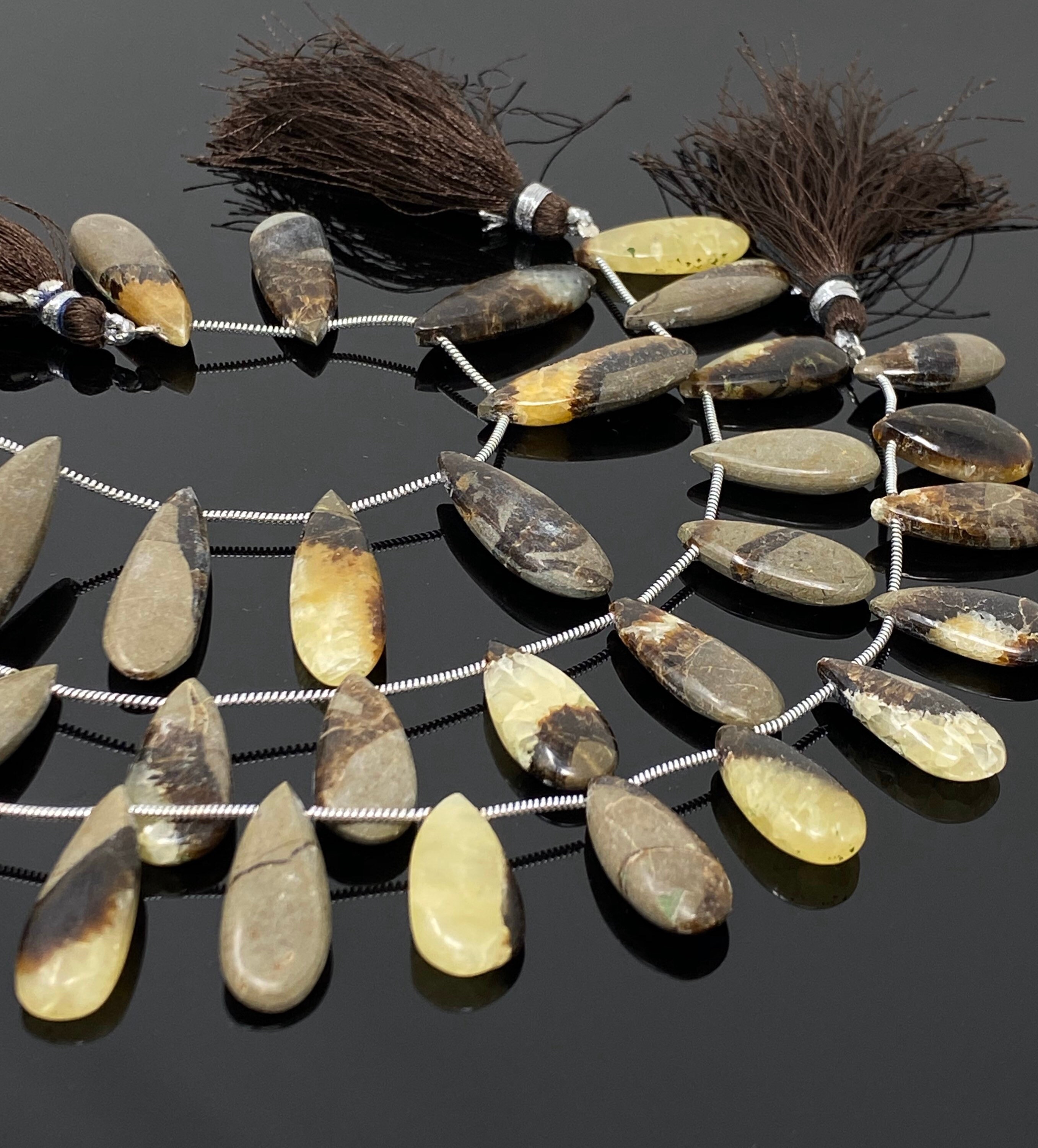 Natural Septarian Beads, Gemstone Beads, Jewelry Supplies for Jewelry ...