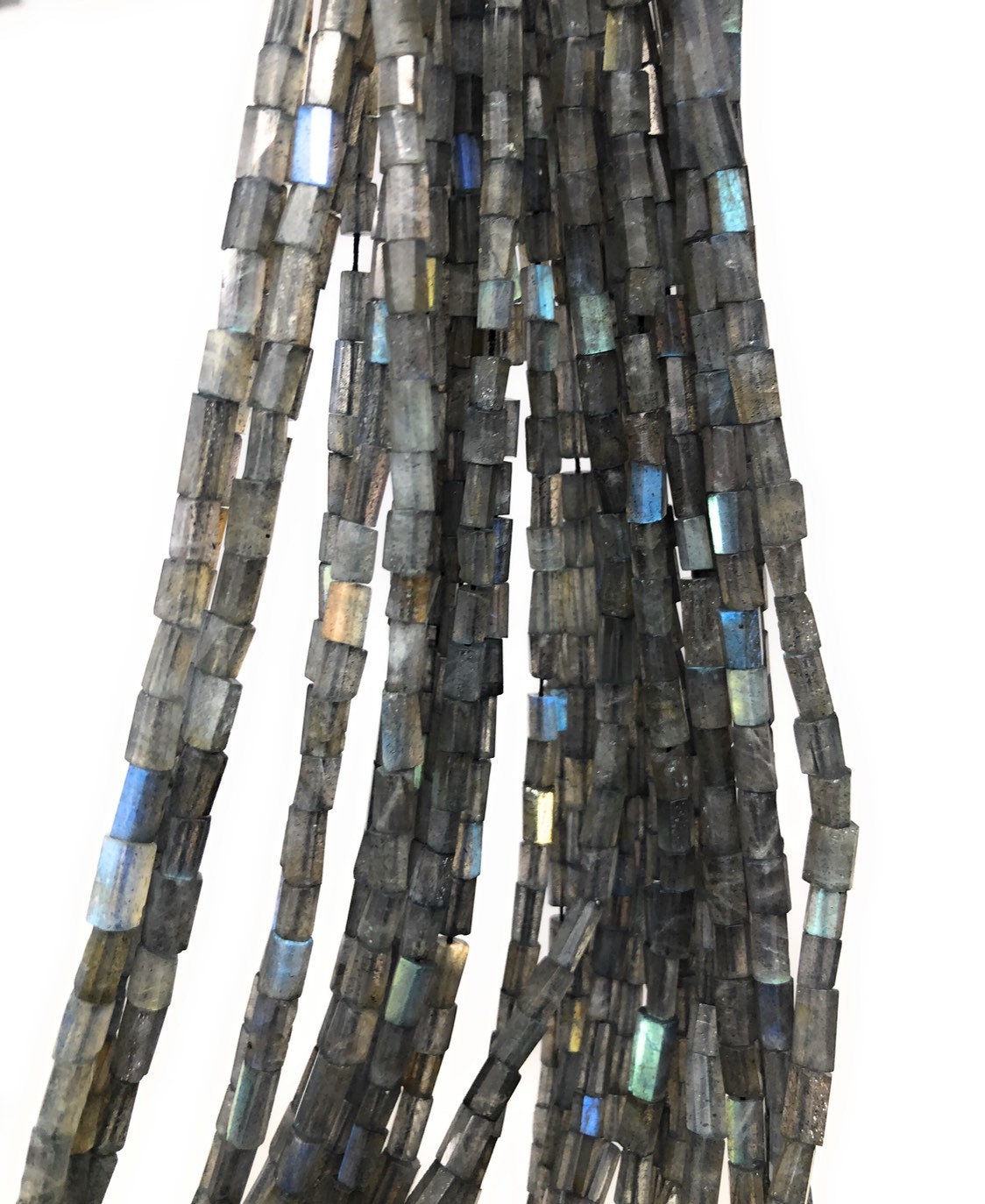Labradorite Faceted Beads, Natural Gemstone Beads, Wholesale Beads ...