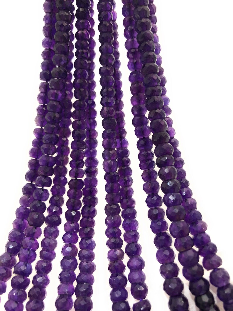 Amethyst Beads Gemstone Beads Amethyst Jewelry Supplies - Etsy
