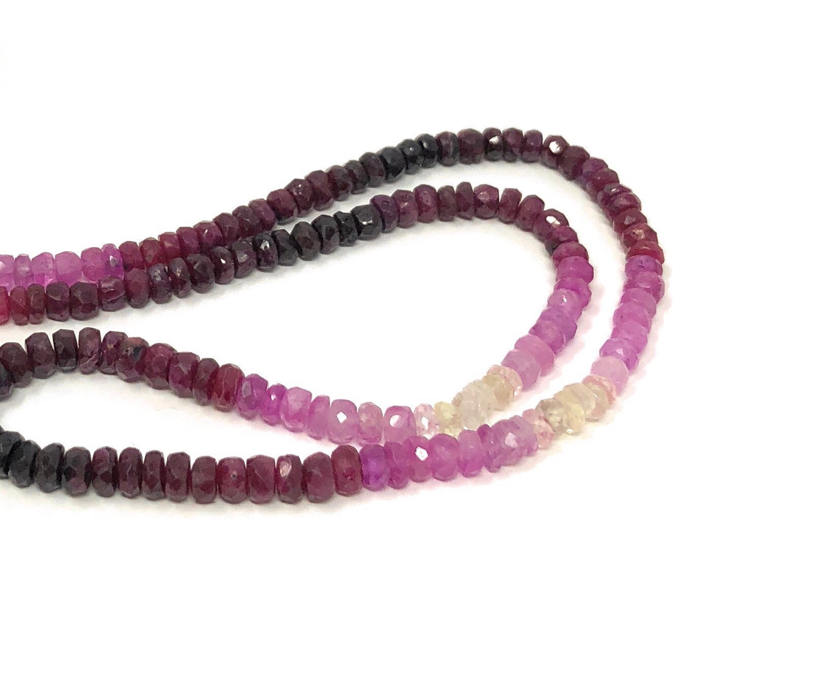 Ruby Beads Gemstone Beads Shaded Ruby Beads Wholesale - Etsy