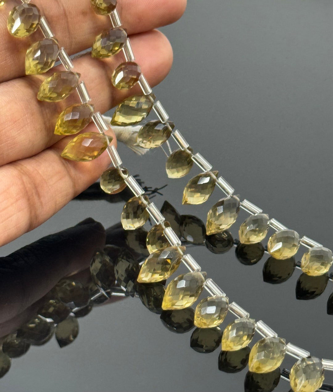 Beer Quartz Gemstone Beads, Jewelry Supplies for Jewelry Making ...