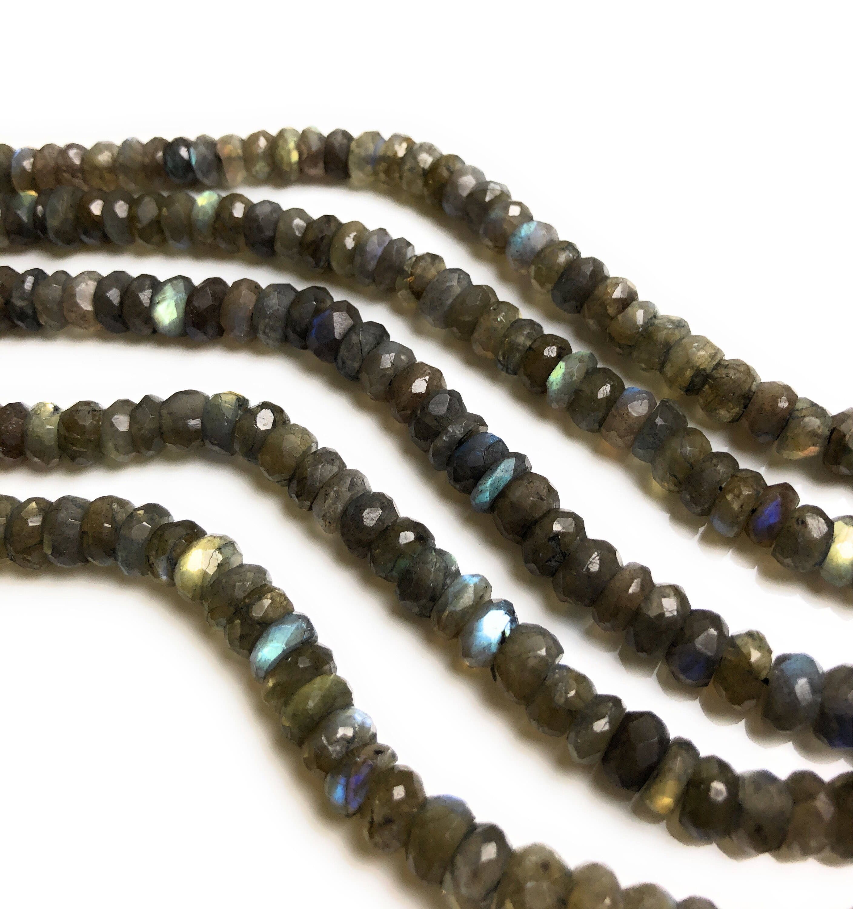 Labradorite Beads Gemstone Beads Labradorite Jewelry | Etsy
