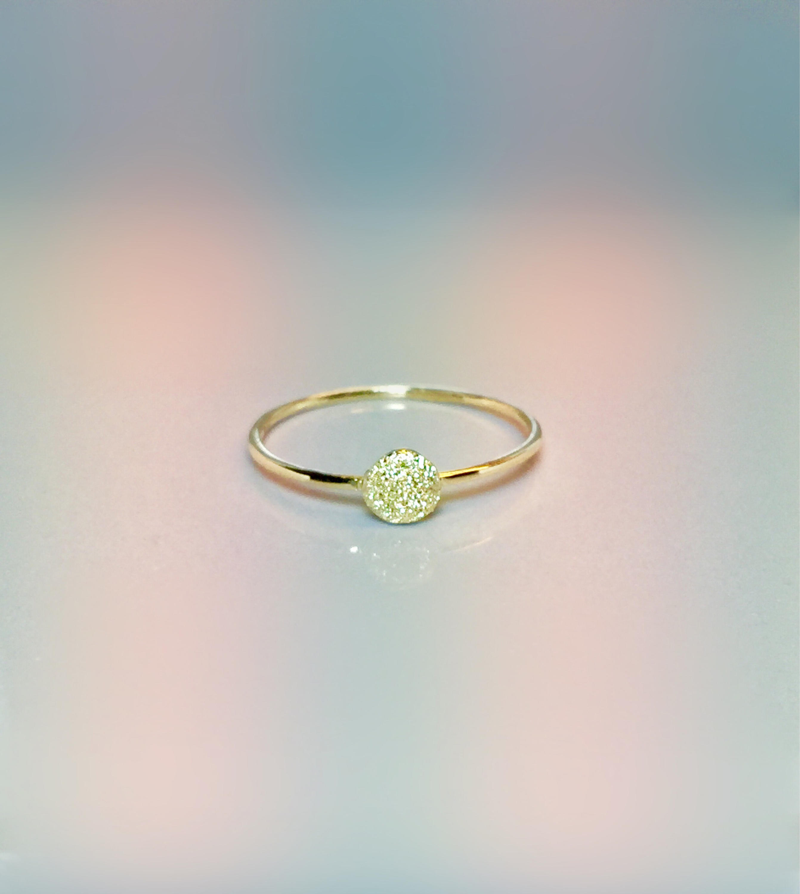 BIG SALE Gold Pinky Ring 14k/10k Gold Ladies Dainty Ring - Etsy