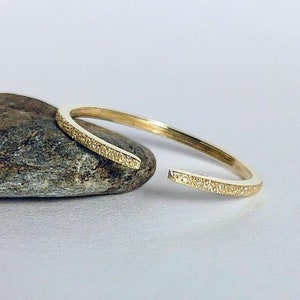 SALE 14k 10k Solid Gold Adjustable Ring Gold Toe Ring Gold Cuff Ring Open Toe Ring Gold Midi ...