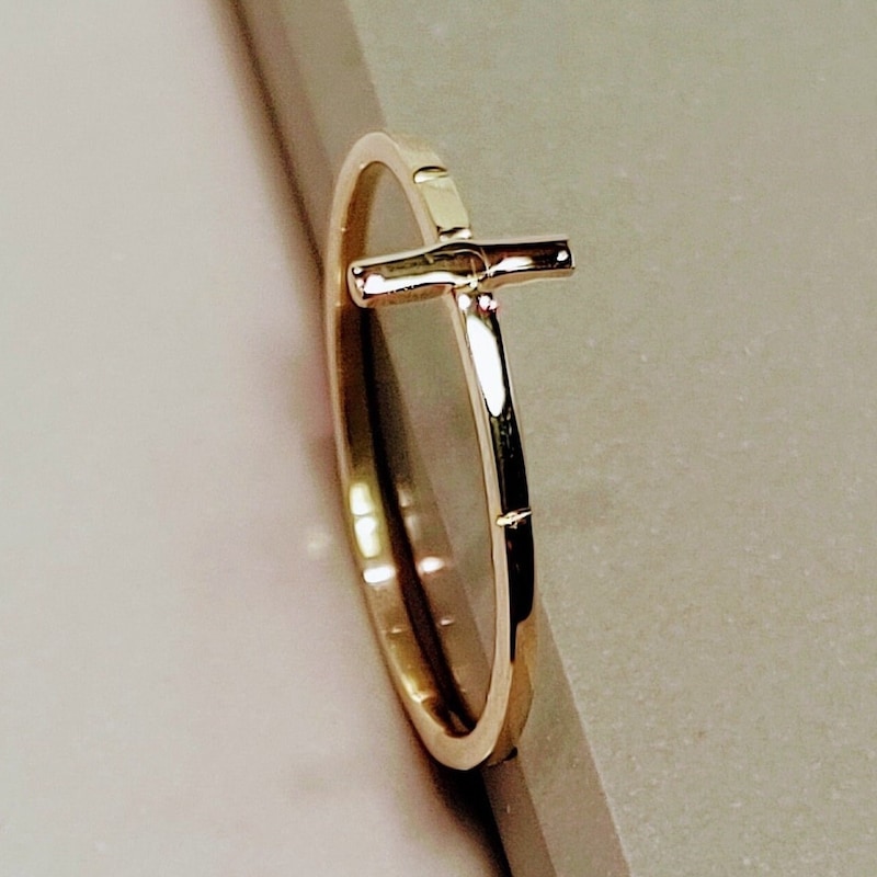 Cross Ring - Etsy