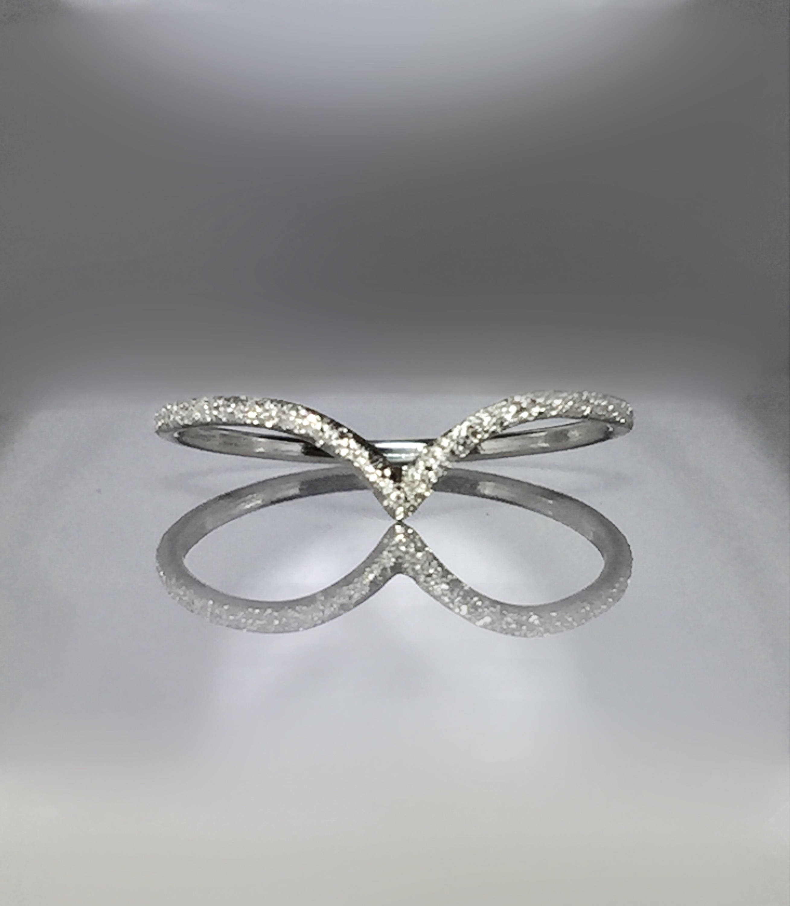 14k 10k Solid Gold Diamond Cut Chevron Ring Chevron Ring - Etsy