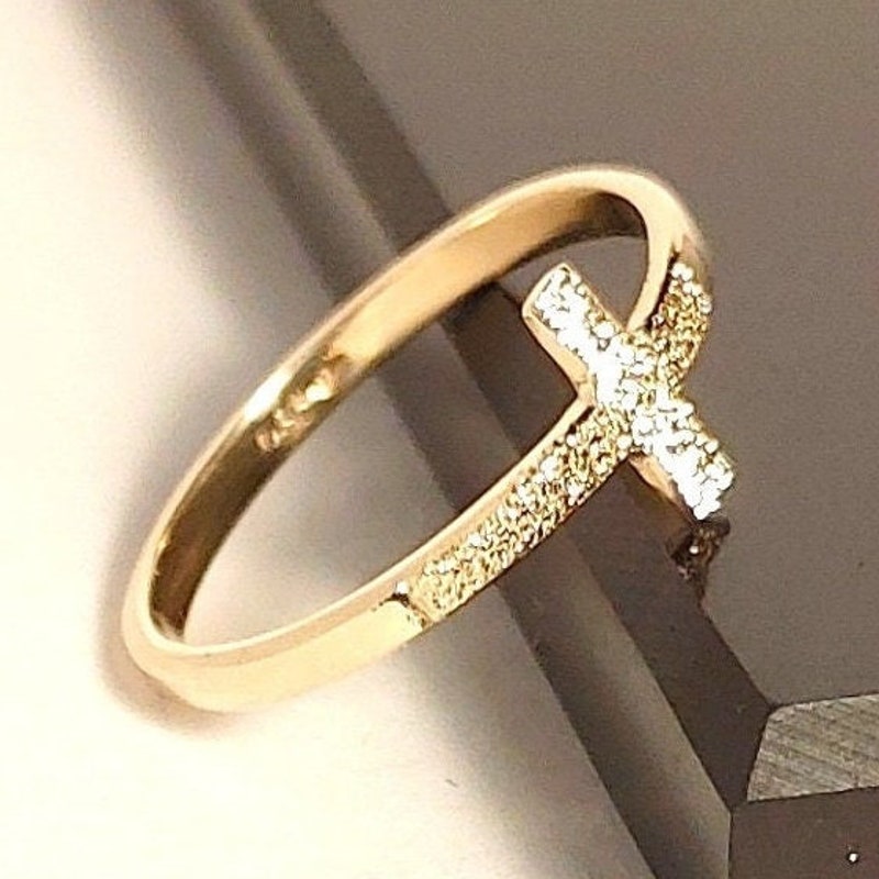 Cross Ring - Etsy