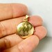 14k Solid Gold Necklace Pendant/ Gold Locket Pendant/ - Etsy